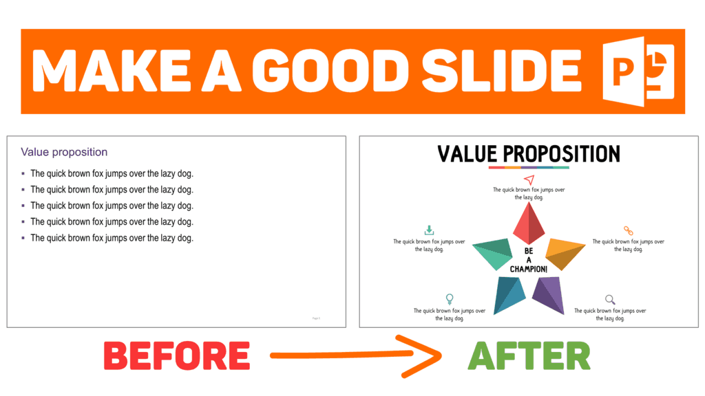 Design a Good PowerPoint Slide: Episode 6 - All About That Value
