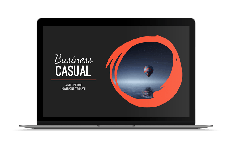 Business Casual PowerPoint Template - Slide Cow Business Casual PowerPoint Template - Slide Cow